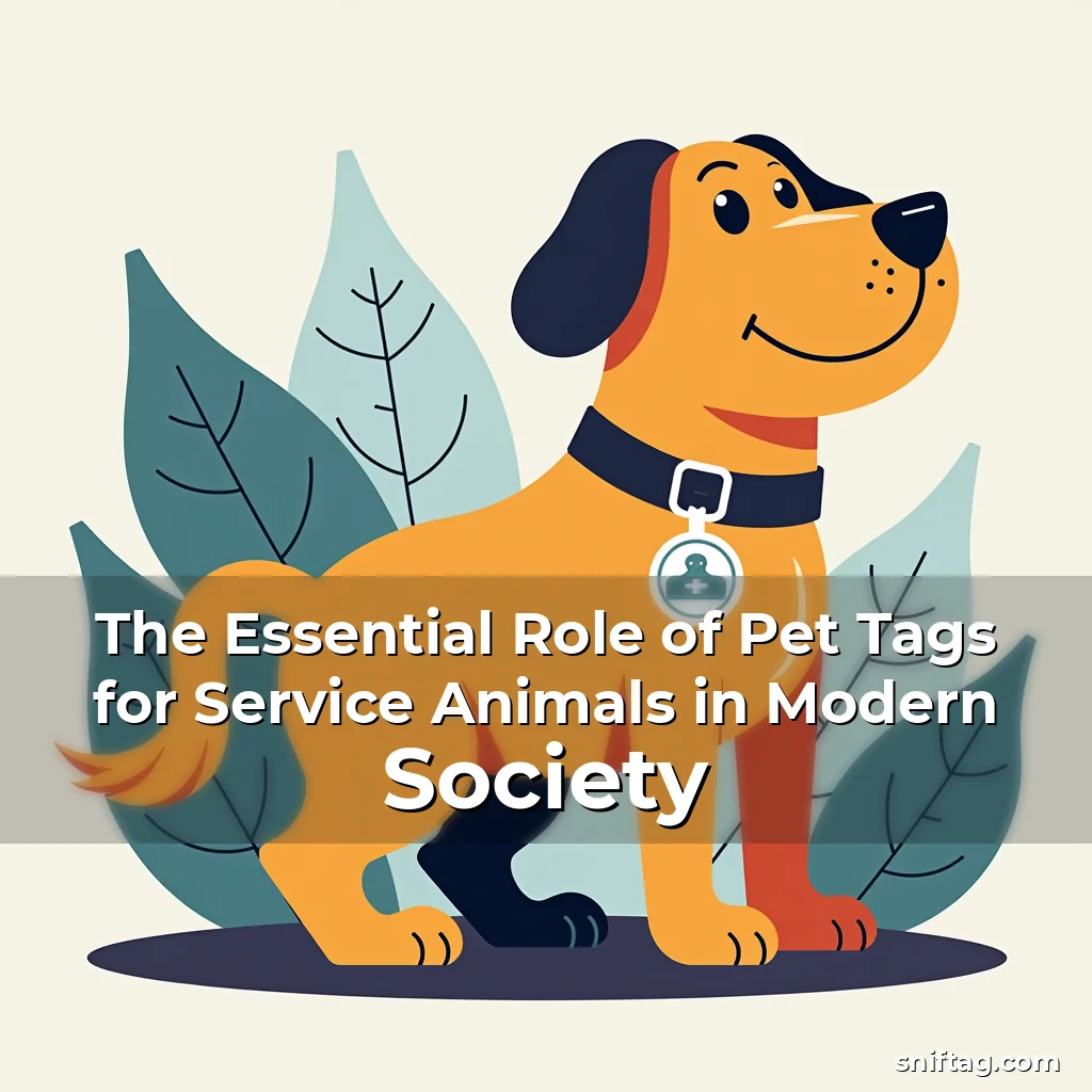 The Essential Role of Pet Tags for Service Animals in Modern Society ...
